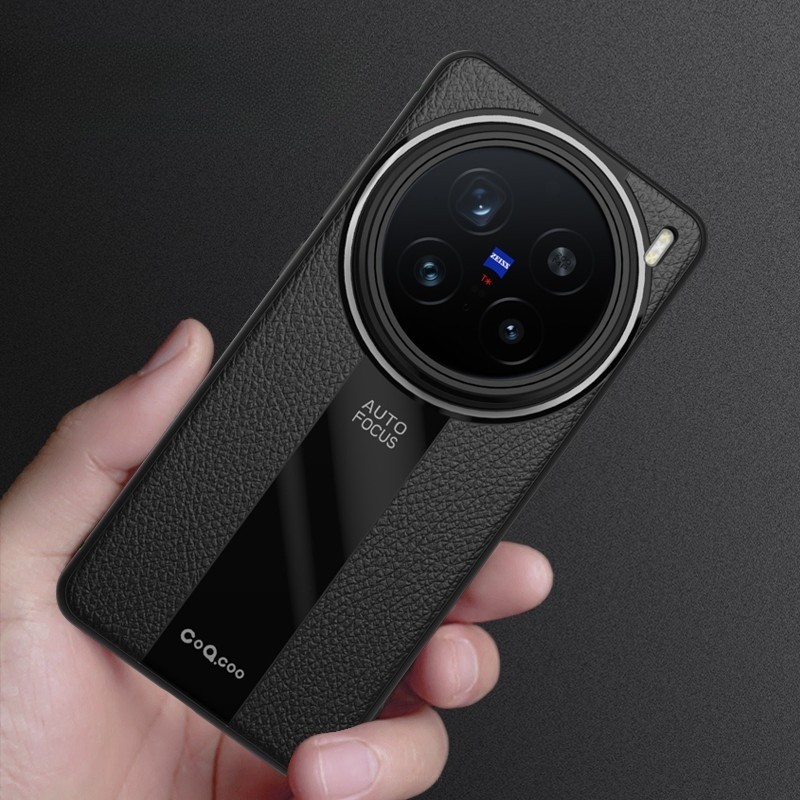 สําหรับ Vivo X200,X200 Pro,X200 Pro mini Case ELVEV Luxury Lichi หนัง ...