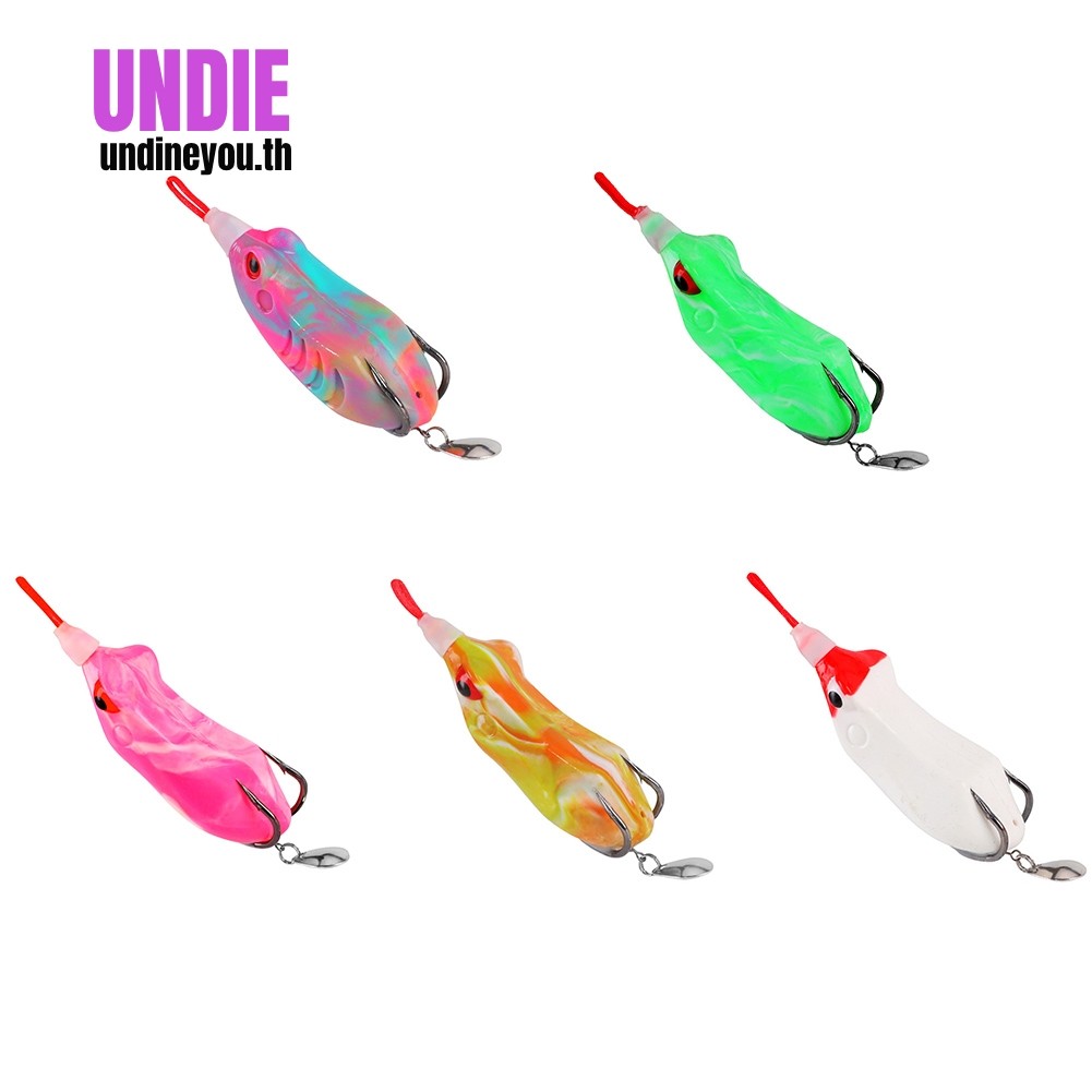 ⭐UNDIE⭐กบใบพัดคู่เหยื่ออ่อนล่อ Topwater Ray Frog เหยื่อเทียม | Shopee ...