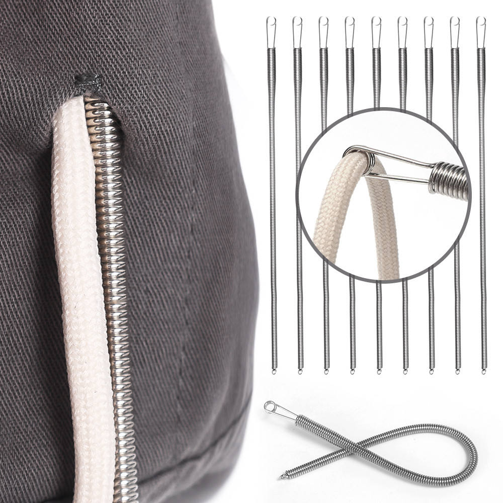 1/2/4 ชิ้นสายยางยืด Threading Helper - คลิปเชือกรูดสปริงโหลดแบบปรับได้ ...