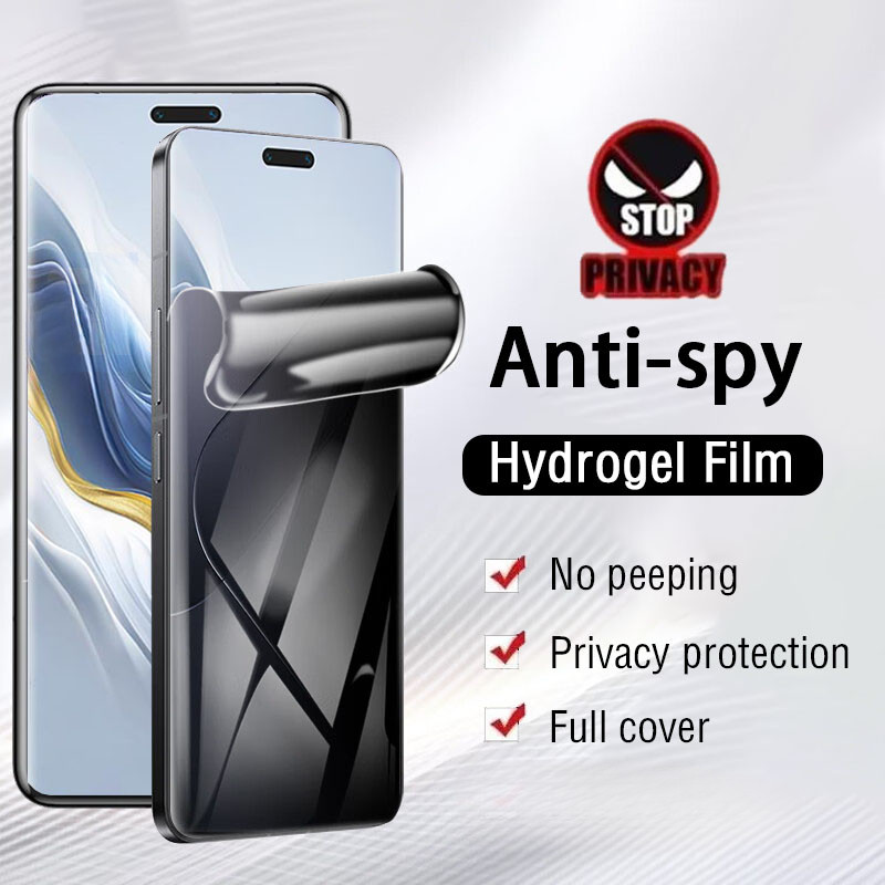 Honor200 200Pro 100Pro 90Lite 1-3 ชิ้น 999D Anti Spy ความเป็นส่วนตัวฟิล์ม Hydrogel นุ่มสําหรับ ...