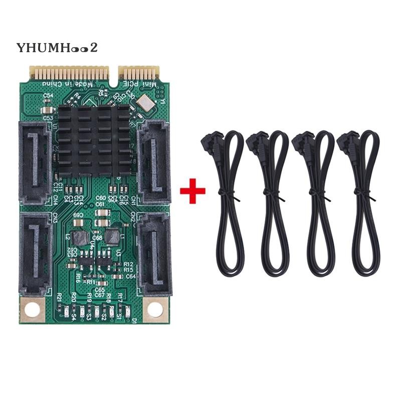 [yhumh002]Mini Pci-e SATA III 6G Mini PCI Express Controller Card SATA3 ...