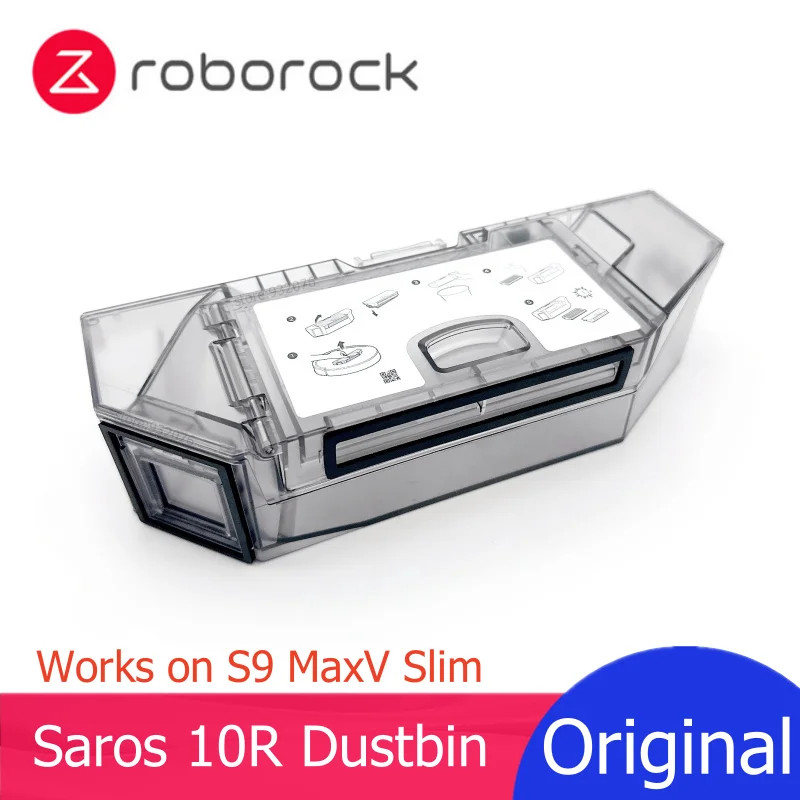 โรงงานเดิม Roborock Saros 10R S9 MaxV Slim Dust Collection Box (ฟรี 1 ...