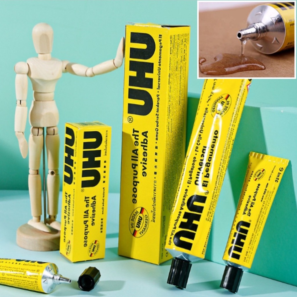 ⚡ กาว UHU กาวใส glue ยึดติด ซ่อม DIY งานฝีมือ ซ่อมรองเท้า อเนกประสงค์ ...