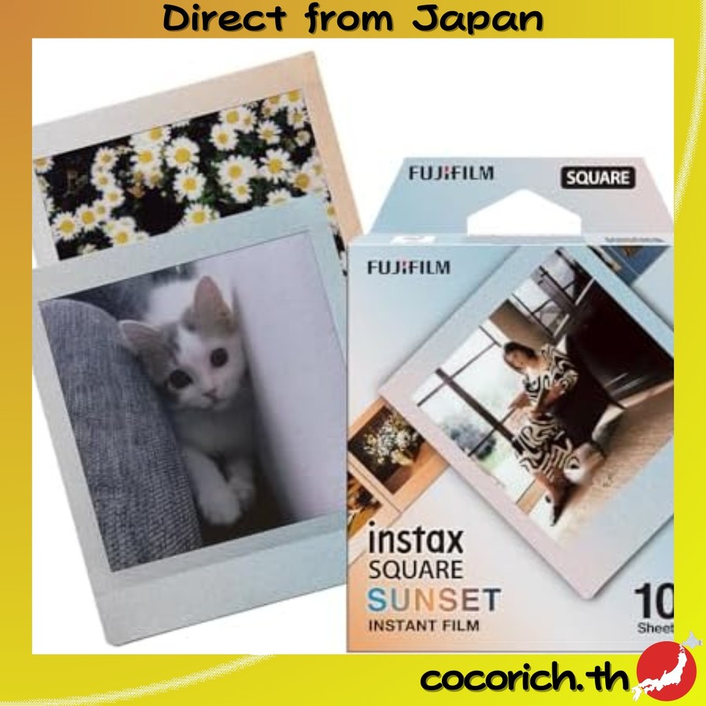 Fujifilm Square Format Film Instax Square Sunset Frame 10 ชิ้น Ins SQ ...