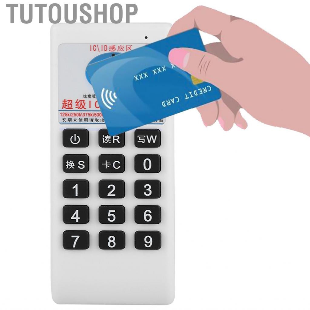 Tutoushop มือถือ 125kHz/250KHz/375KHz/500KHz/13.56MHz RFID IC/ID Card Reader เครื่องอ่านเครื่อง ...