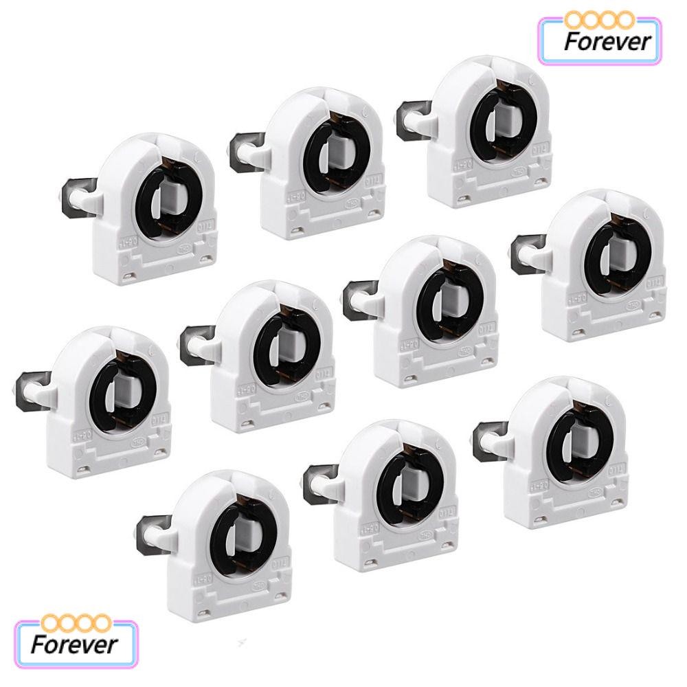 FOREVER 10 ชิ้น T8 ที่ใส่ไฟเรืองแสง ติดทนนาน ทนทาน ฐาน ก13,ทนความร้อน ...
