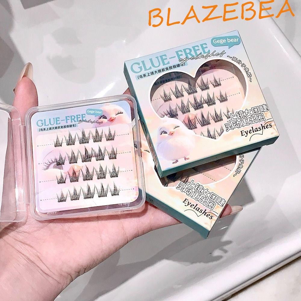 BLAZEBEA Self-Adhesive Lash Clusters, Extension กาวหนาแน่นขนตาปลอม,เครื่องมือความงามแต่งหน้า ...