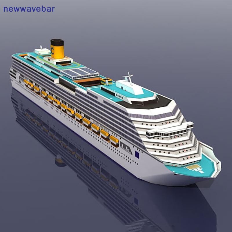 {}newwave} Cruise Ship Paper Model Cruise Ship โมเดลกระดาษ 3D DIY ...