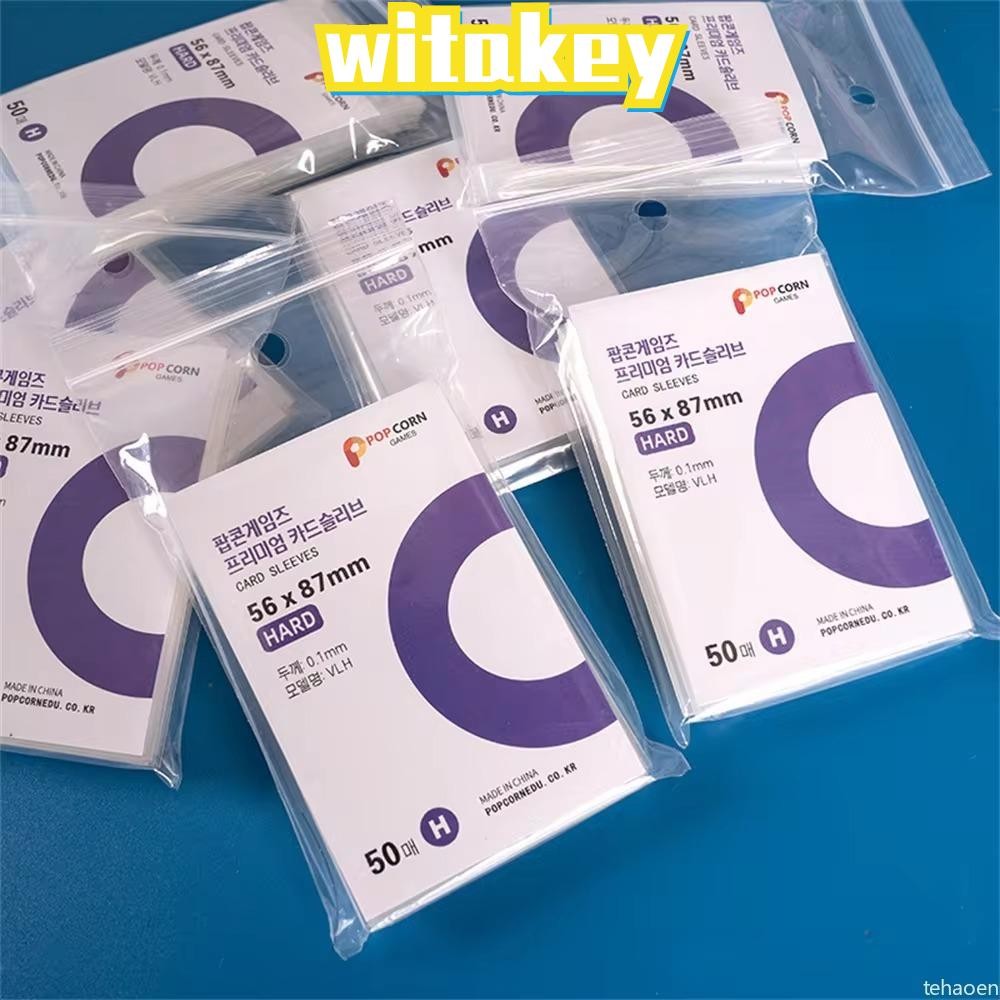 WITAKEY 50 ชิ้น Kpop การ์ดแขน,เครื่องเขียน Photocard Holographic ฟิล์มกันรอย,ทนทาน 3 นิ้วอัลบั้ม ...