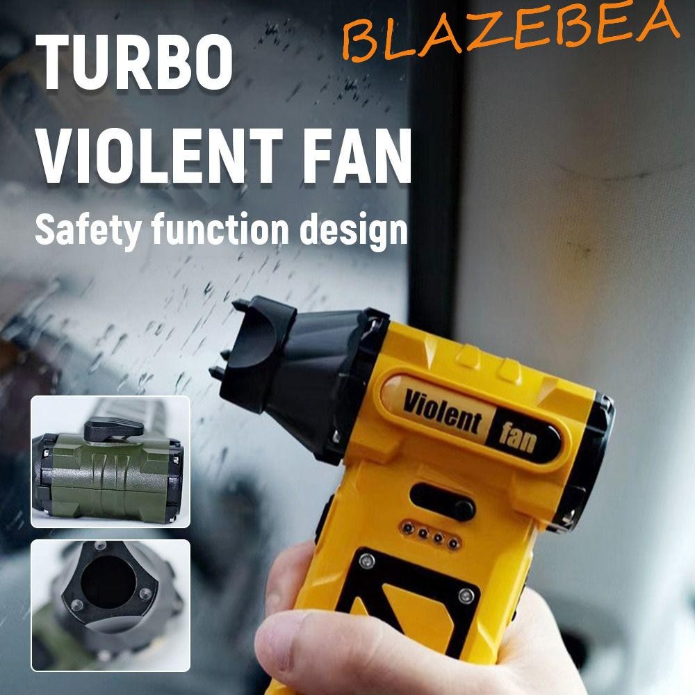 BLAZEBEA ไม้ปัดฝุ่นลมไฟฟ้า การไหลของอากาศอันทรงพลัง 110000 RPM Mini Turbo Jet Fan, มัลติฟังก ...