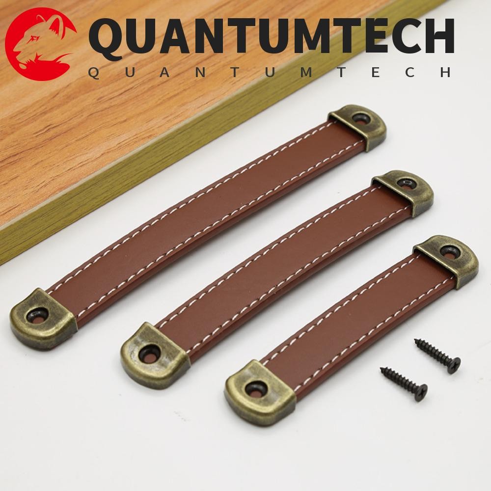 QUANTUMTECH ที่จับหนัง,พร้อมสกรูลิ้นชักสแควร์ Handle, Vintage 96/128/160 มม.โลหะผสมสังกะสีนุ่ม ...