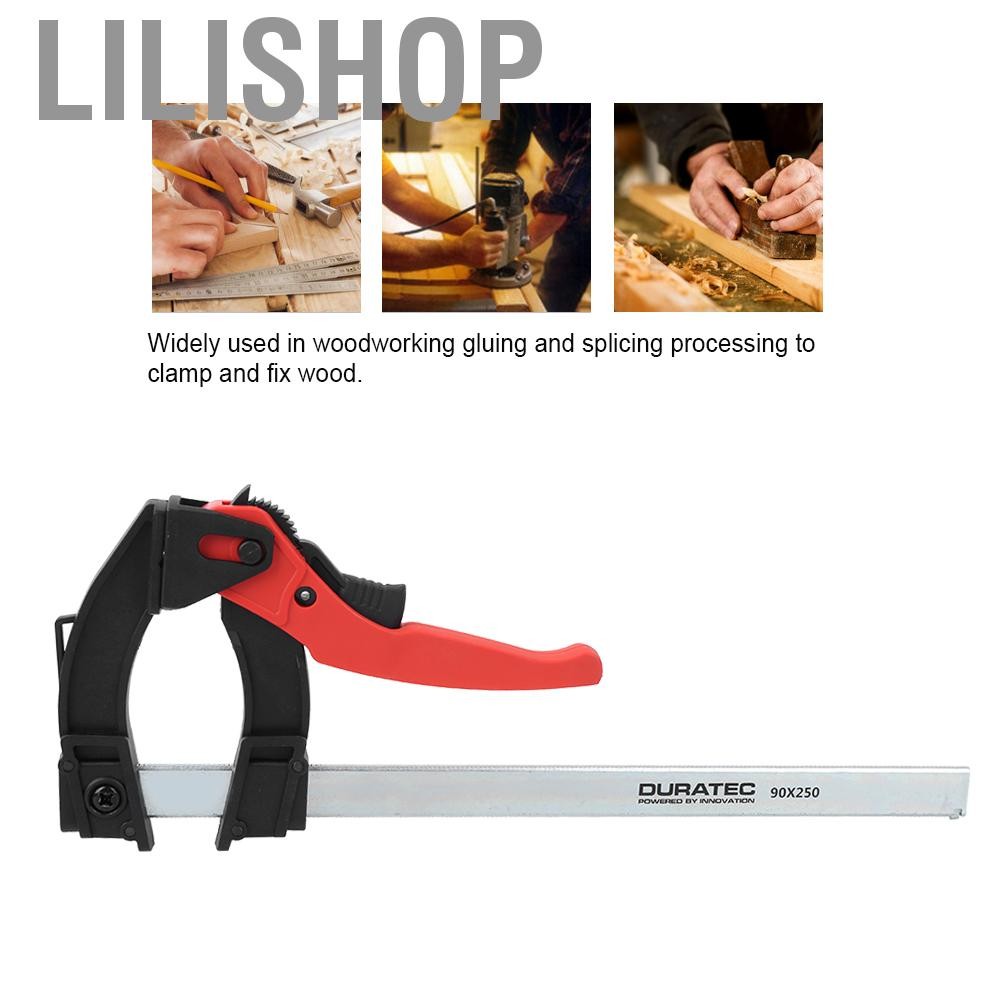Lilishop Quick F Clamps Ratchet คลิปบาร์งานไม้ปรับได้ Fixing Clamp DIY ...