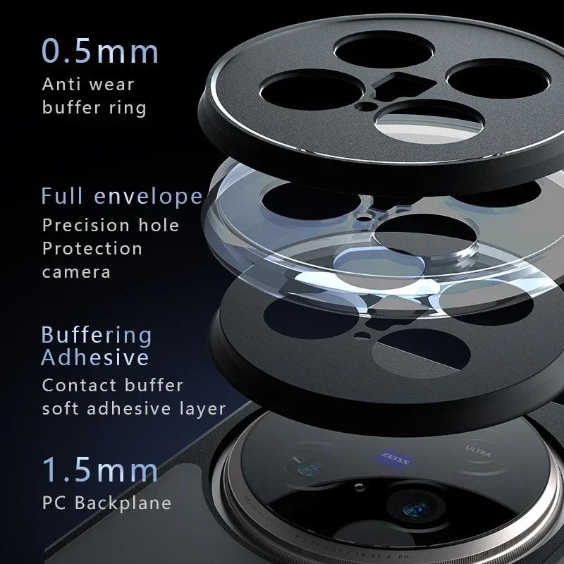 Magnetic อะคริลิคสําหรับ Vivo X200 Pro Mini X200Pro X100 Ultra X100 S Pro X 200Pro กันกระแทก ...