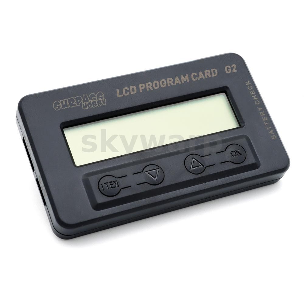 Surpass-hobby G2 ESC LCD Program Card สําหรับ RC เครื่องบิน Brushless ...