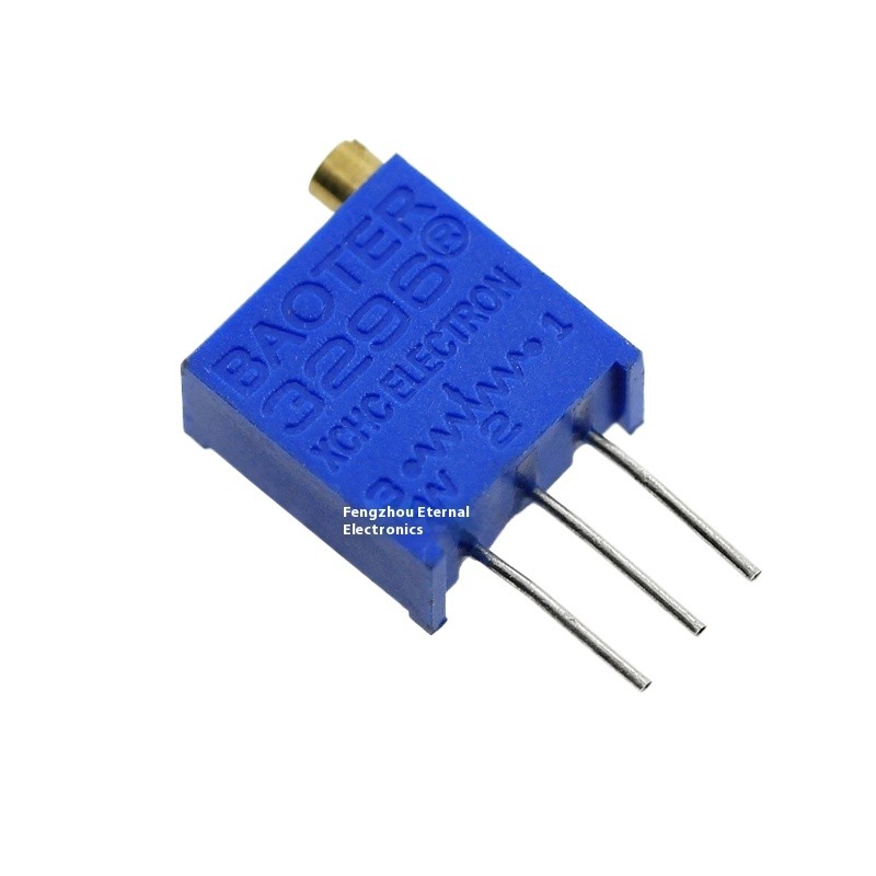 10 ชิ้น/ล็อต 3296X ปรับ Precision Multi-Circle Potentiometer 500/101/201/501 ด้านข้างปรับ 50 ...