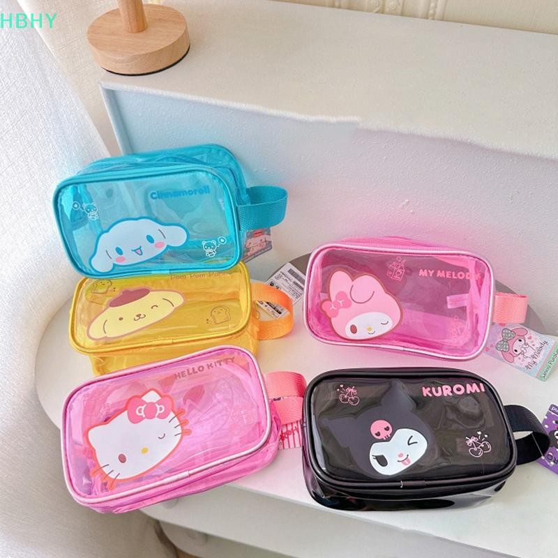 HB Kawaii Hello Kitty Pvc กระเป๋าแต่งหน้า Sanrio Kuromi Hangyodon ...