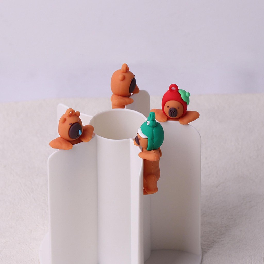 Capybara Action Figure จอคอมพิวเตอร์ตกแต่งอินเทรนด์การ์ตูน Capybara ...