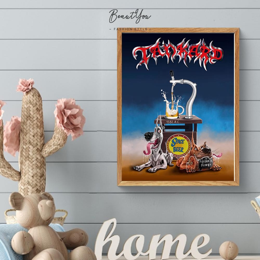 Tankard ภาพวาดตกแต่งโปสเตอร์ Wall Art Home Decor สําหรับบาร์โรงรถ 30x40 ...