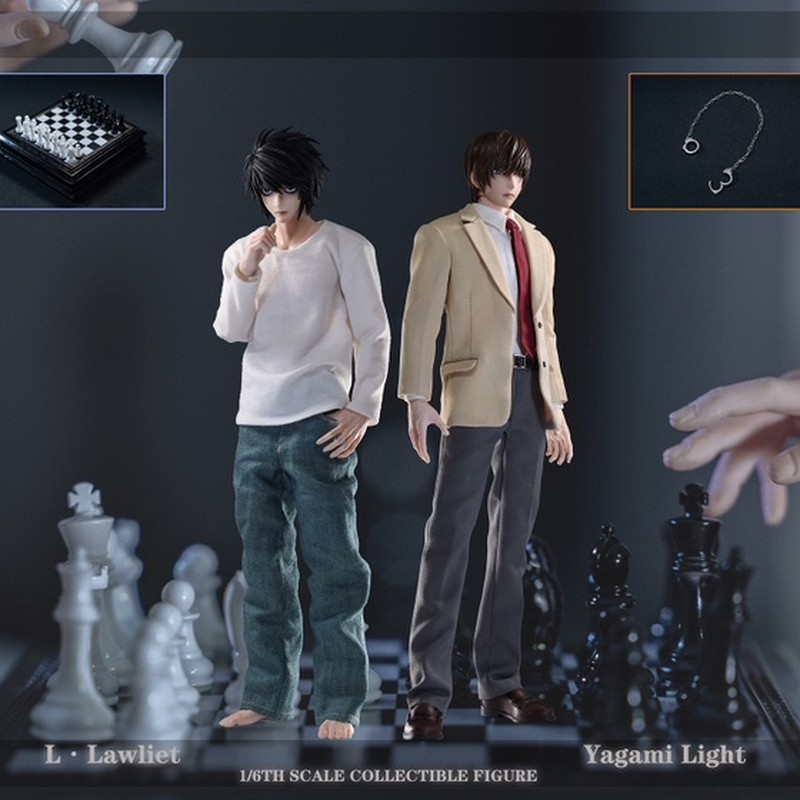 Gametoys 1/6 Action Figure DEATH NOTE DEATH Notes Night God Moon L ...