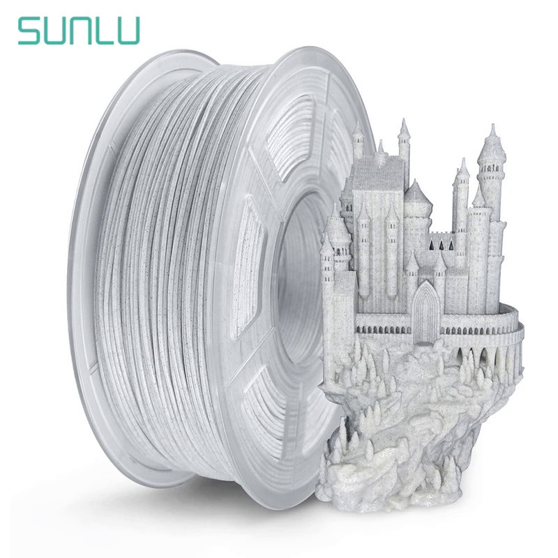 SUNLU PLA Marble 3D Filament 1KG 1.75mm Printing Marble Texture No ...