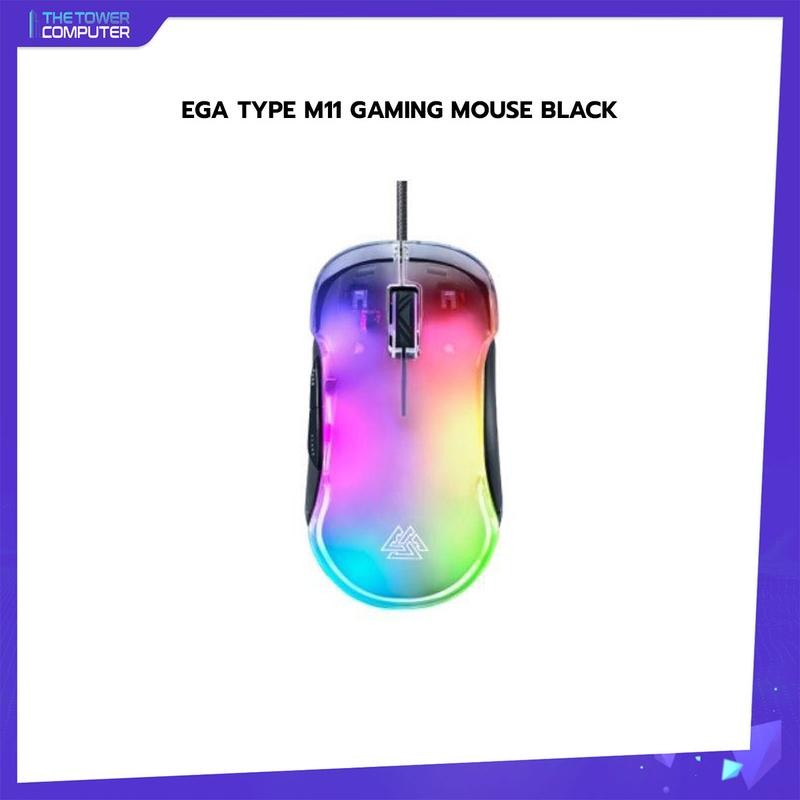 EGA TYPE M11 GAMING MOUSE BLACK เมาส์เกมมิ่ง | Shopee Thailand