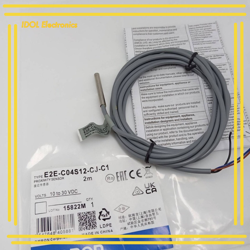 ราคาถูก! E2E-C04S12-CJ-C1 Proximity Sensor Omron เป็นพร็อกซิมิตี้เซ็นเซอร์ พร้อมส่งในไทย ออกบิล ...