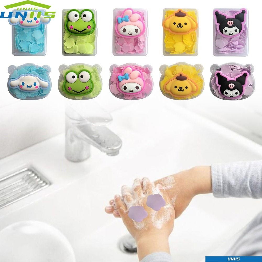 SANRIO Uniis ทิ้งสบู่มือแท็บเล็ต,การ์ตูนSanrioแบบพกพาพกพากล่องสบู่,ของขวัญKawaiiอุปกรณ์การ ...