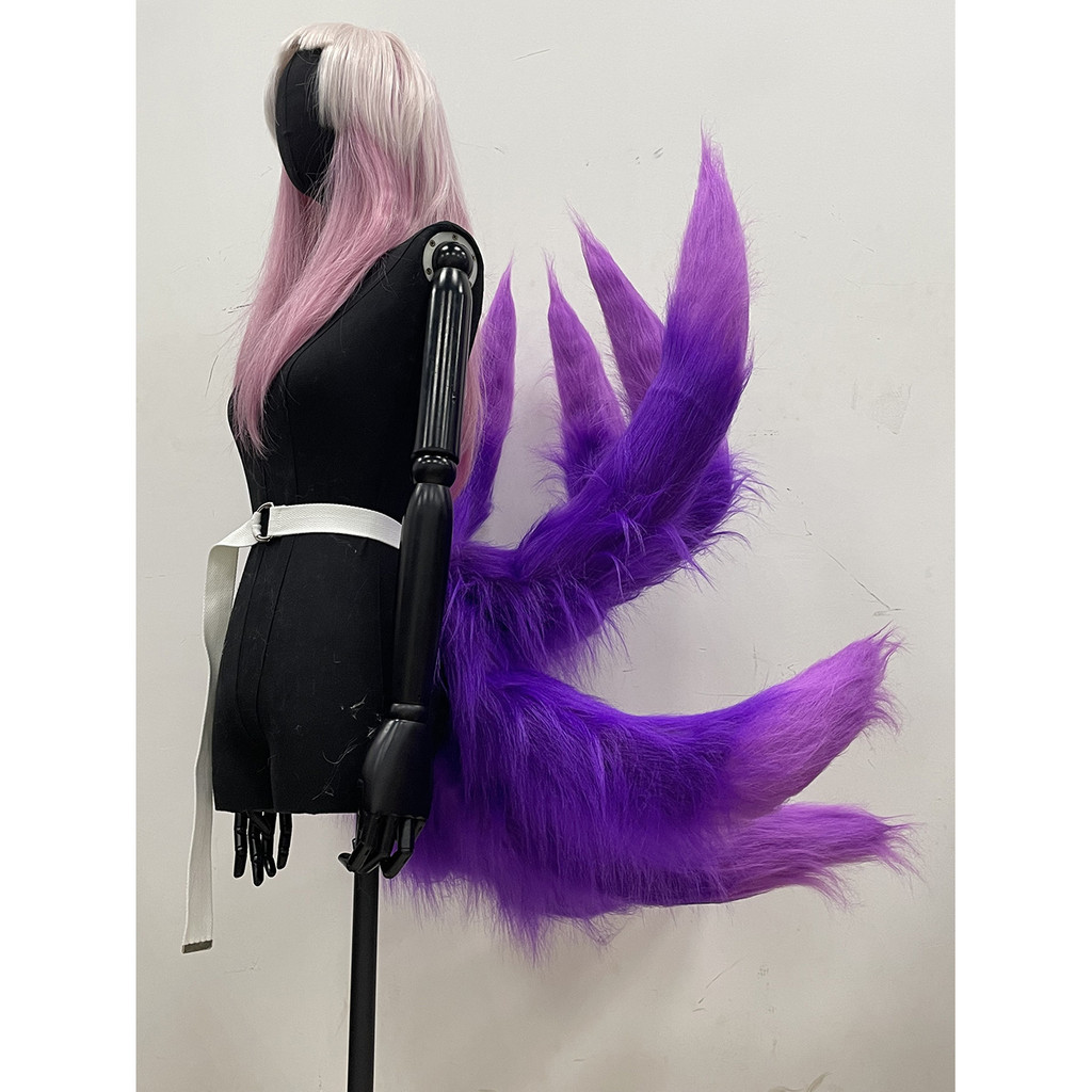 ((มีสไตลิ่ง) League of Legends lol Witch Ali Tail Nine-Tailed Fox Tail ...