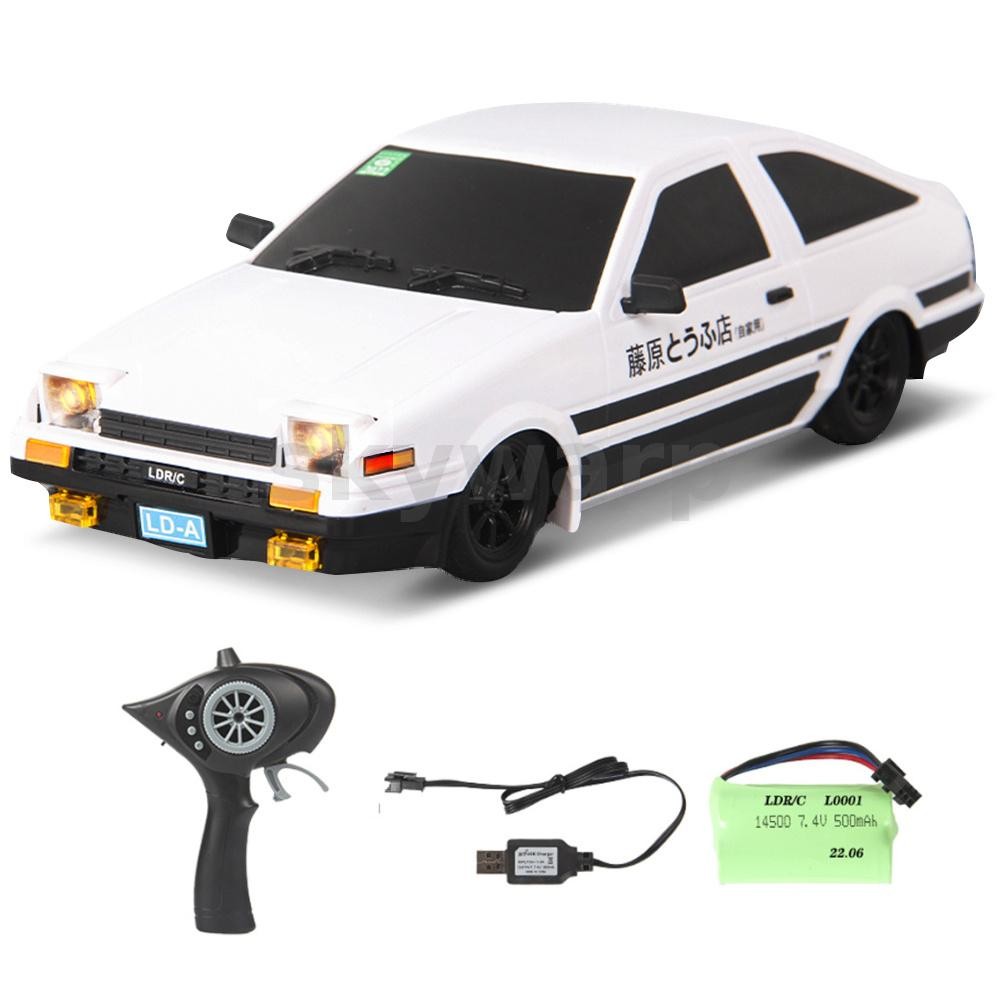 Ldrc LD-A86 RTR 1/18 2.4G RWD RC รถ Drift VehiclesLED ไฟ Full Proportional ควบคุมรุ่นของเล่น ...