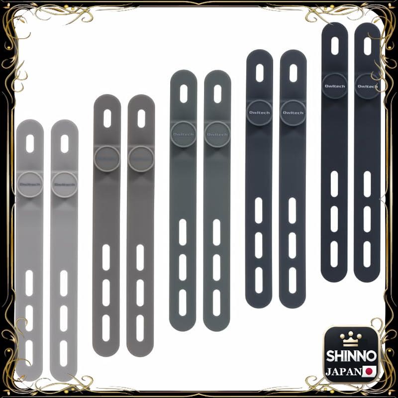 《JAPAN》★Silicone Cable Bands Set of 10 - Organize Cables, Earphones ...