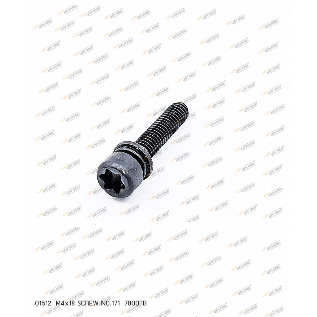 01512 SCREW M4x18 NO.171 7800TB (ใช้4ชิ้น) | Shopee Thailand