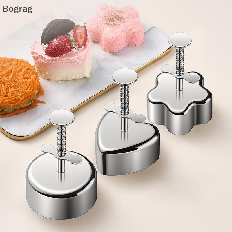 [Bogr] แม่พิมพ์ซูชิสแตนเลสแม่พิมพ์ข้าวปั้น Bento เครื่องมือ Onigiri ...