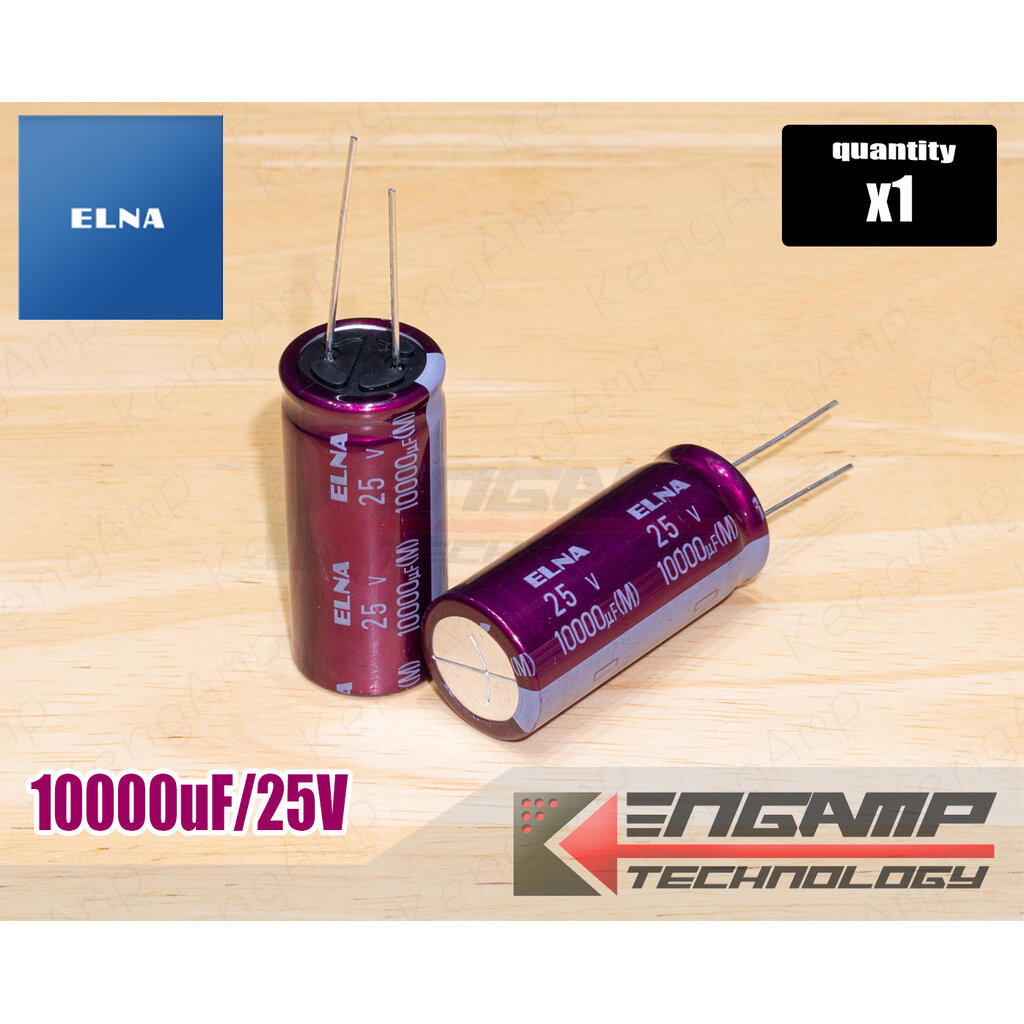 (1ตัว) [E-CAP] 10000uF/25V 85 C ELNA RA3 18x40 P=7.5mm | Shopee Thailand