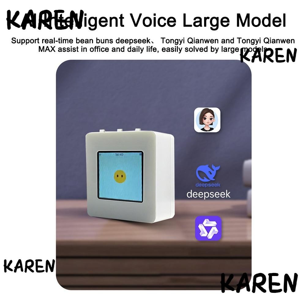 KAREN DeepSeek Voice Chat, Wifi LCD Kit XiaoZhi AI, บลูทูธคุณภาพสูง 1. ...