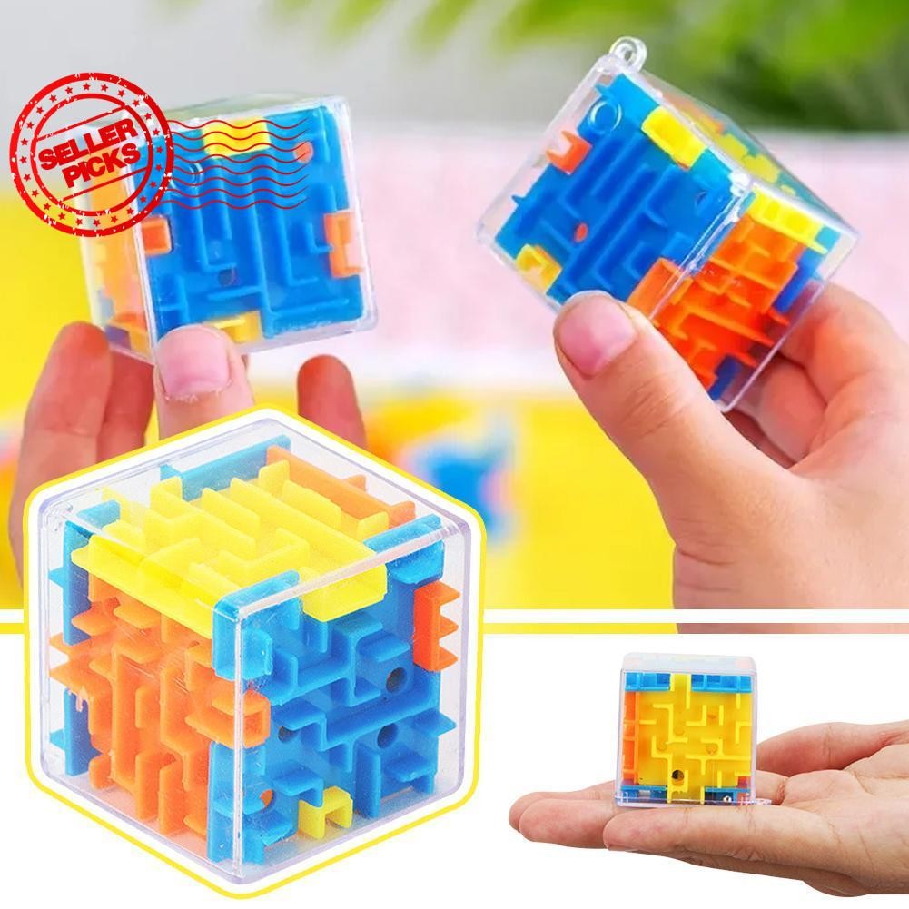 3d Rubiks Cube Maze Ball Rolling ลูกปัดเด็กหกด้านเขาวงกตเด็กปริศนาของ ...