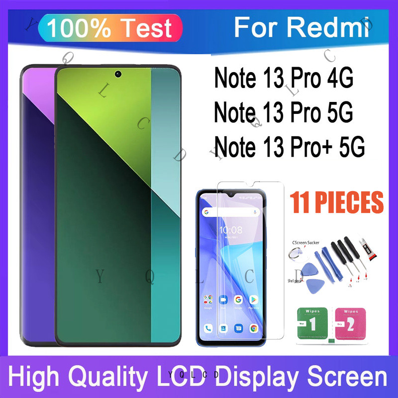 Original AMOLED Redmi Note 13 Pro 4G 5Gหมายเหตุ13 Pro Plus 5Gจอแสดงผล ...