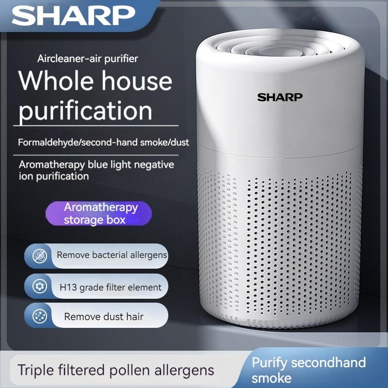 SHARP แผ่นกรองอากาศ Air Purifier PM2.5 กรองฝุ่น เครื่องฟอก เครื่องฟอกอากาศ HEPA Air Purifier ...