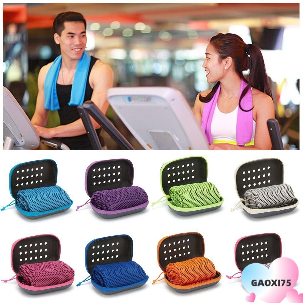 Gaoxi75 ผ้าขนหนูกีฬาเย็น EVA ชนิดบรรจุกล่องแห้งเร็วแคมป์ปิ้งแบบพกพา | Shopee Thailand