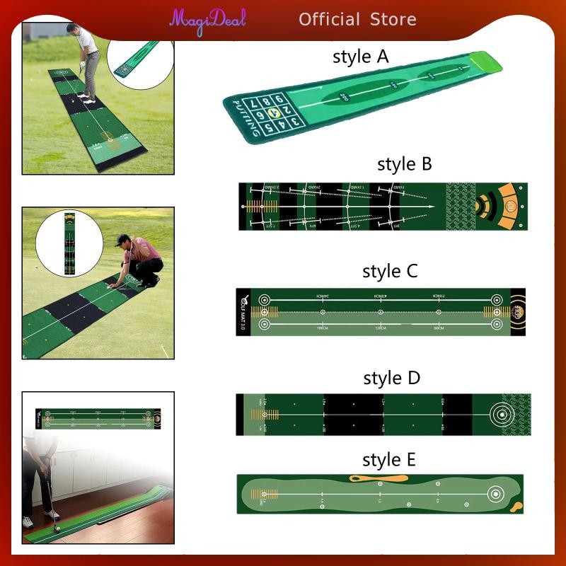 Magideal Golf Putting Mat Training Aid แบบพกพาพับได้ของขวัญสําหรับ ...