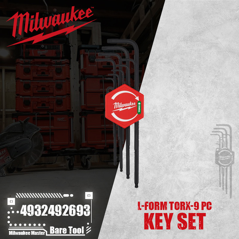 มิลวอกี 4932492693 ชุดกุญแจ L-Form Torx - 9 ชิ้น | Shopee Thailand