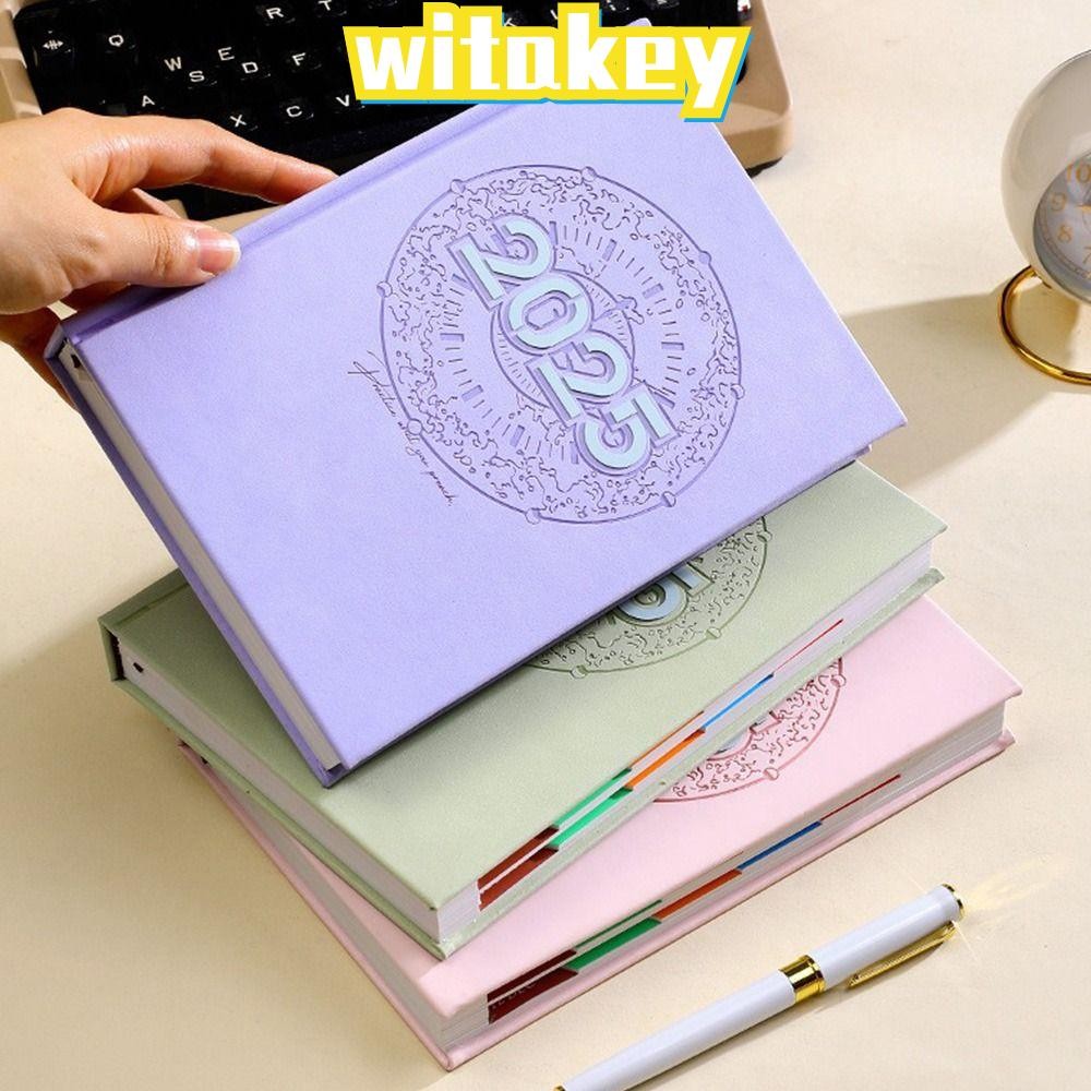 สมุดบันทึก WITAKEY, หนังสือวาระสมุดสเก็ตช์แบบหนา, สมุดบันทึกโน้ตสร้างสรรค์ A5 ของขวัญเครื่อง ...