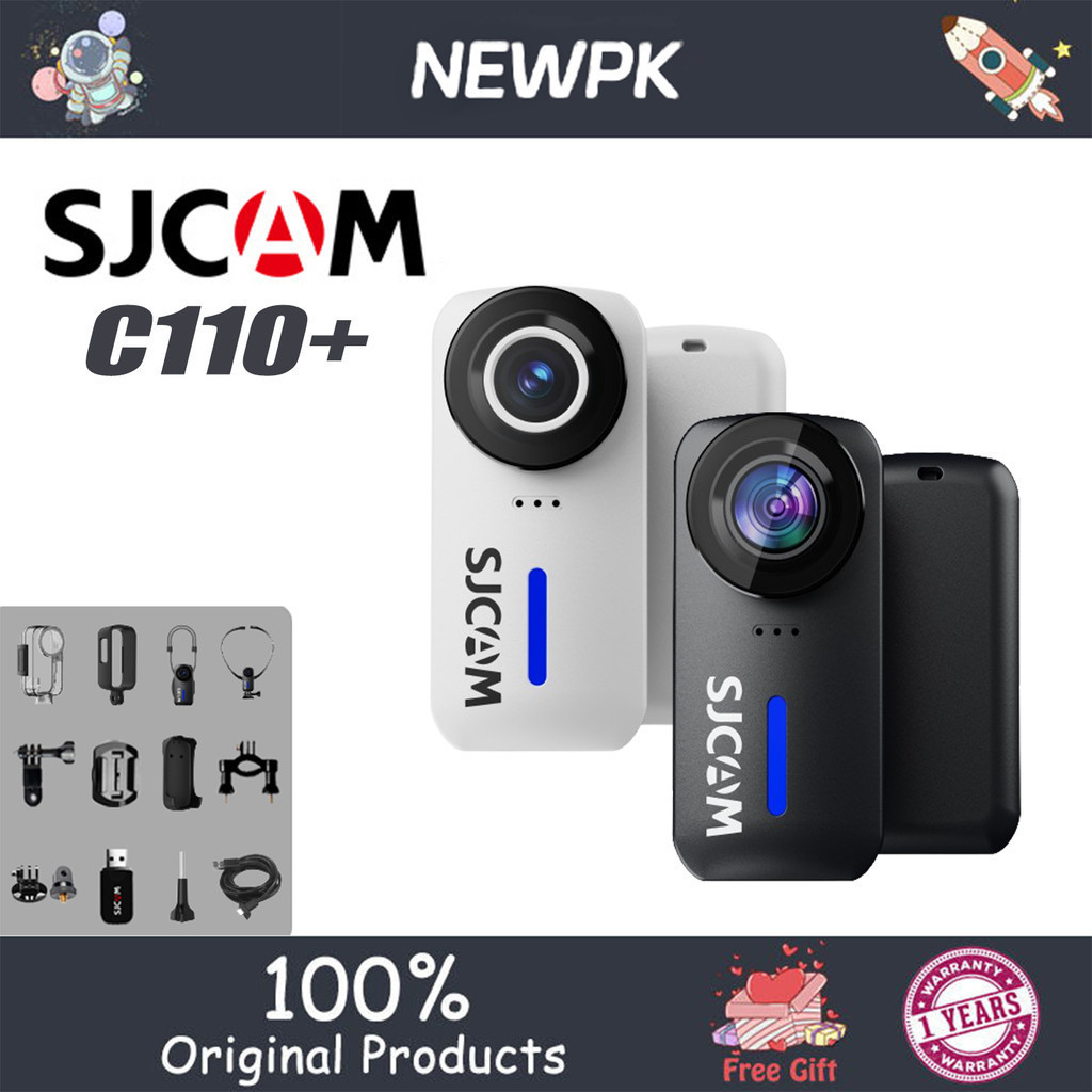 ♥ กล้องแอคชั่นกันน้ำ Sjcam C110 Plus C110+/กีฬามอเตอร์ไซค์/ปั่นจักรยานกลางแจ้ง/ตกปลา/กล้องบันทึก ...