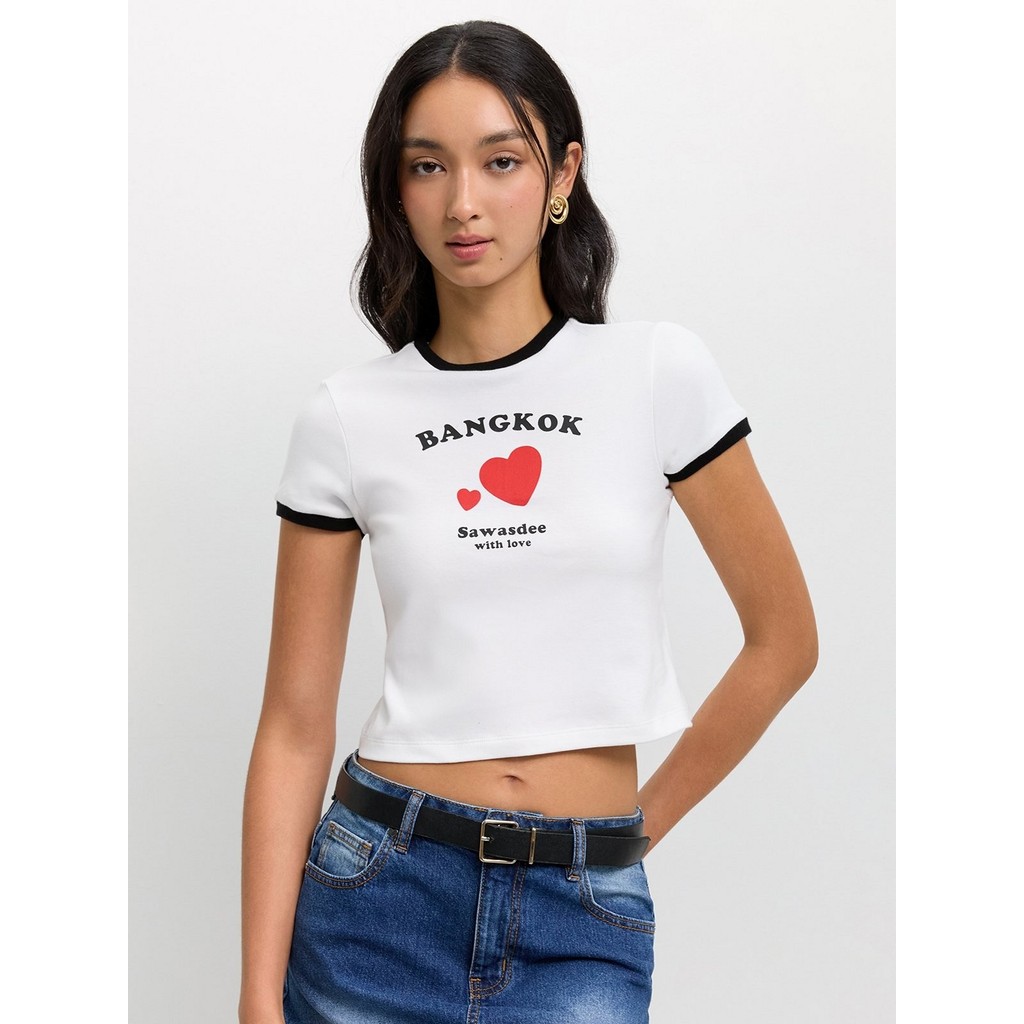 [Pomelo] เสื้อทีเชิ้ตพิมพ์ลาย Bangkok / Bangkok Graphic Print Tee ...
