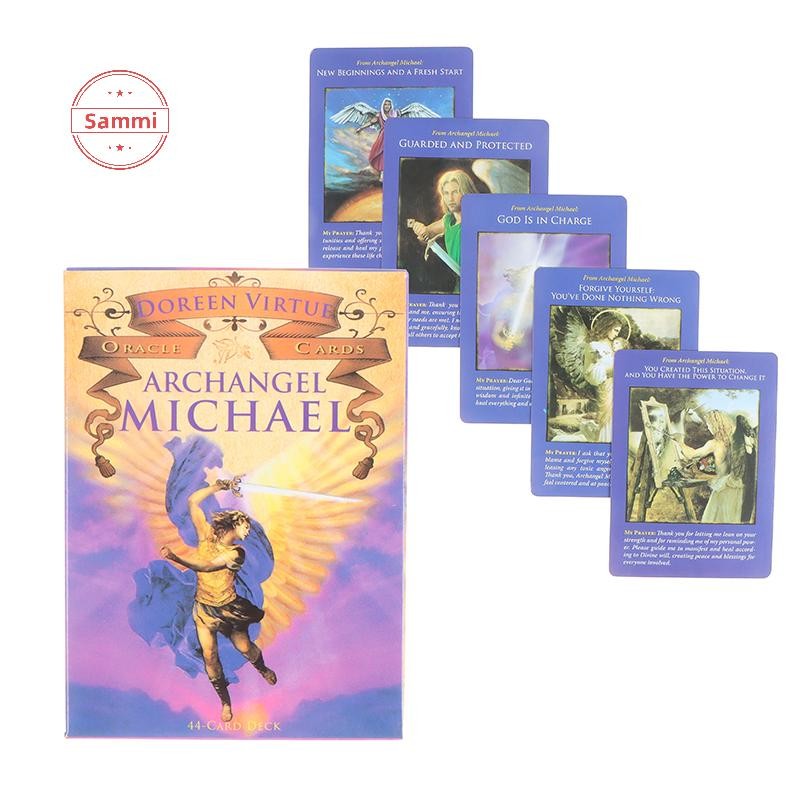 Sammi Archangel Michael Oracle การ์ดไพ่ทาโรต์ Party Prophecy Divination ...