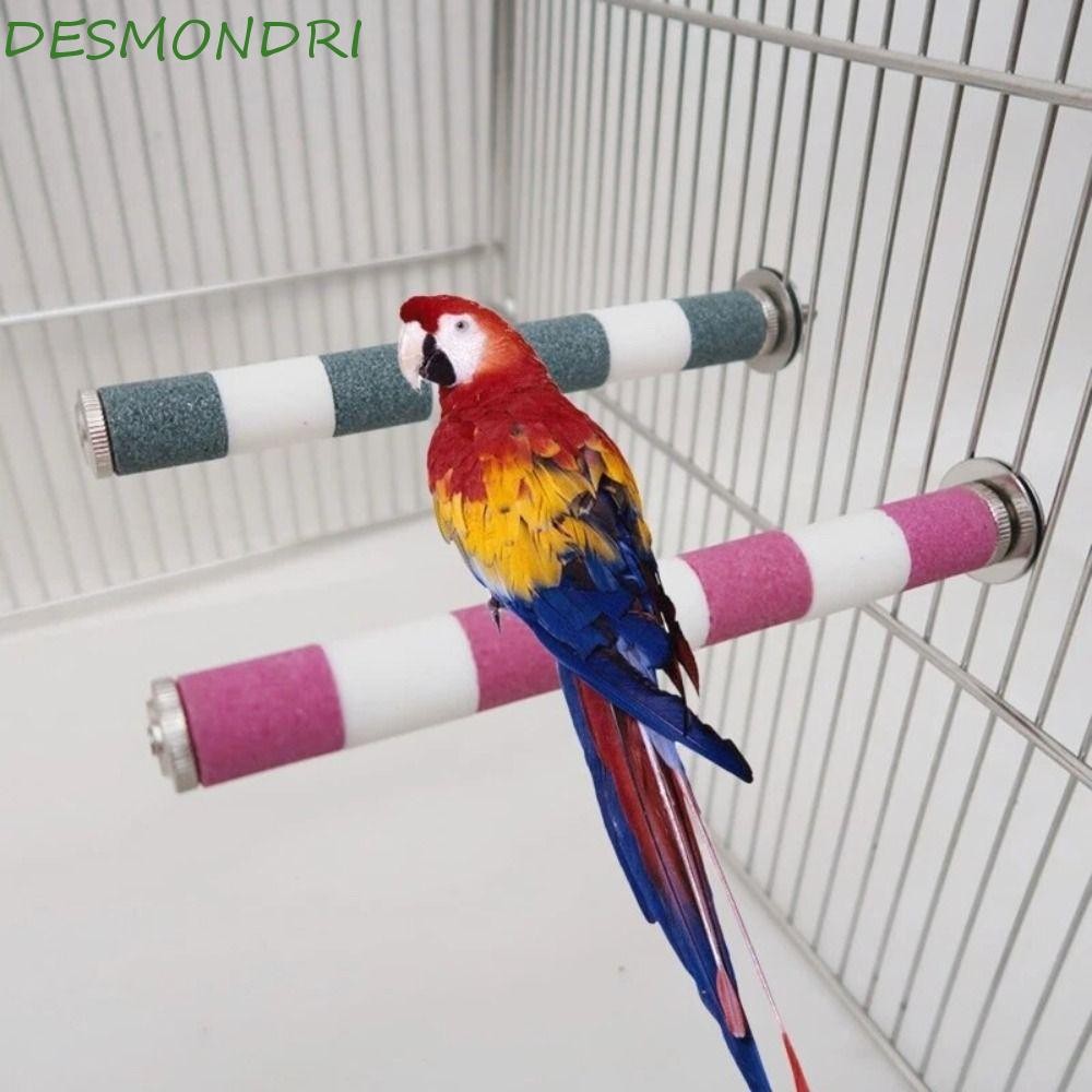 DESMNDRI Bird Claw Beak บดบาร์,ไม้ทนทาน Parrot Station Pole, Bird Claw ...