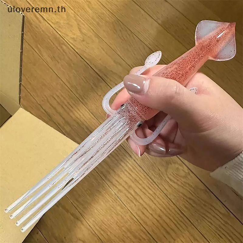 ULO 1/2PCS ตลกปลาหมึก Cuttlefish ส้อมผลไม้ถ้วยก๋วยเตี๋ยวบนโต๊ะอาหารส้อม ...