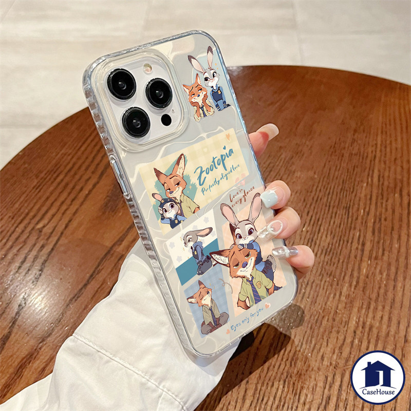 เคสรูปคลื่น Zootopia แฟชั่น เข้ากันได้กับ Realme C67 C25 C53 C21 C11 ...