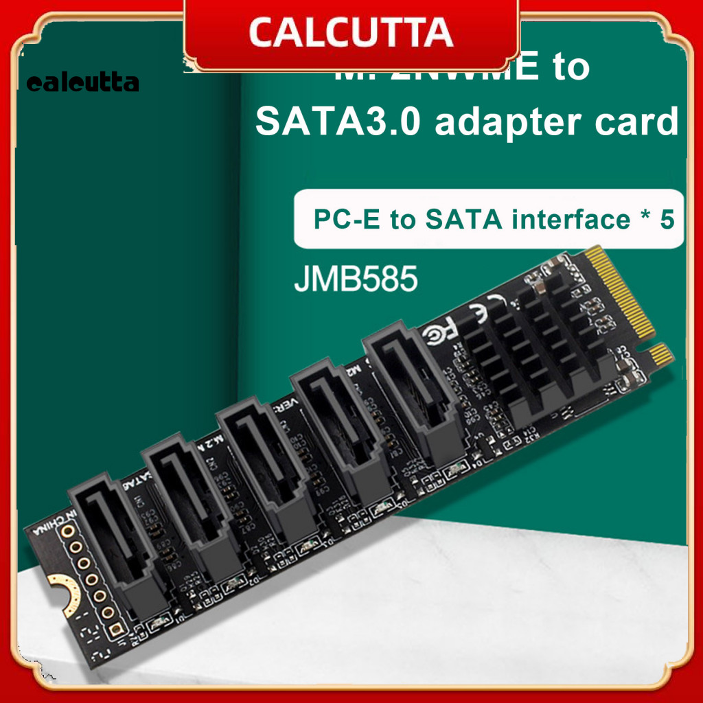 [calcutta] การ์ดขยายการส่งความเร็วสูง M.2 Key M Sata3.0 การ์ดขยาย Sata ...