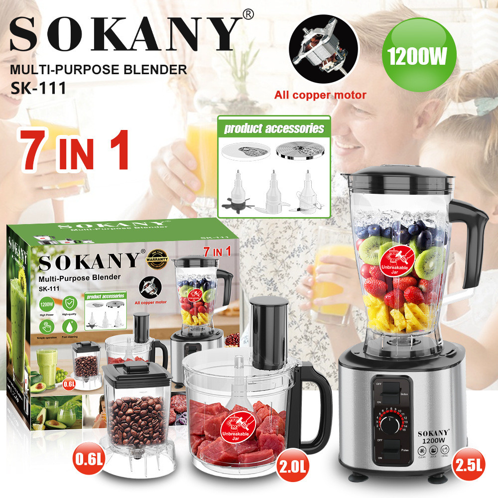 เครื่องปั่นไฟฟ้า SOKANY มี3รุ่นให้เลือก สุขภาพดีง่ายๆได้ที่บ้าน สมูทตี้ ผลไม้ เนื้อสัตว์ กาแฟ ...