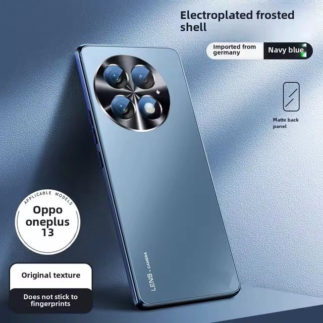 สําหรับ Oneplus 13 12 12R 11 11R ACE 2 3 3V PRO กรณี Hard AG Matte ชุบ pc ป้องกันปกหลังกรณีคลุม ...